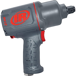Ingersoll Rand 2146Q2MAX 1" Air Impact Wrench, Quiet, 2,000ft-lbs Nut-busting torque, Maintenance Duty, Pistol Grip