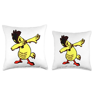 Rock Star Dab Throw Pillow, 18x18, Multicolor