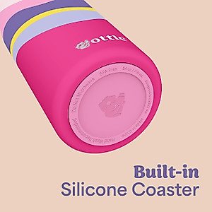 Ottle Cove Cruiser Stainless Steel Water Bottle - 24 oz Insulated Flask with Leak Proof Lid BPA-Free - Reusable Gym Water Bottle for Travel, Camping & Sports - Classic Wave