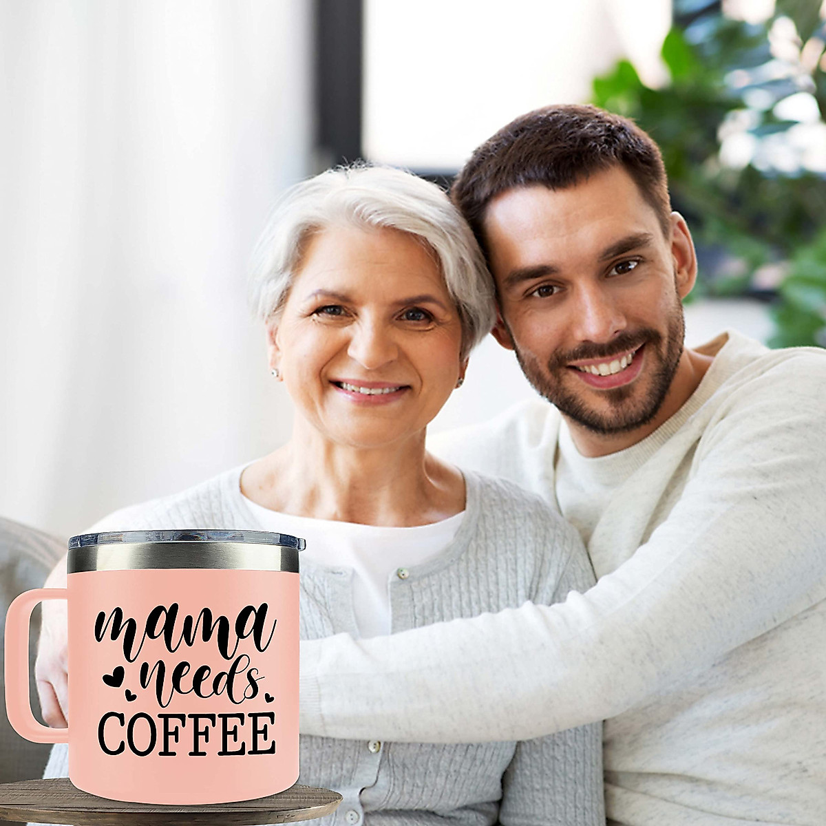 Christmas Gifts for Mom from Daughter, Son - Gifts for Mom from Daughter, Son - Mom Christmas Gifts Ideas - Mom Gifts from Daughter, Son - Mom Birthday Gifts for Mom, Mother Gifts - Mom Mug 14Oz