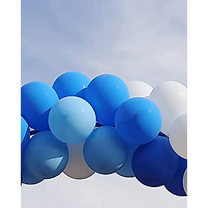 MOMOHOO Royal Blue Balloons 12+5 Inch 70Pcs Birthday Party Balloons, Premium Latex Balloons for Baby Shower Gender Reveal Balloons, Bridal Shower Graduation Balloons Wedding Party Helium Ballons