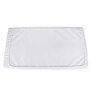 Guardmax Waterproof Crib Mattress Cover Fitted - Smooth and Quiet Toddler Mattress Protector - Machine Washable Crib Cover (28x52x6)