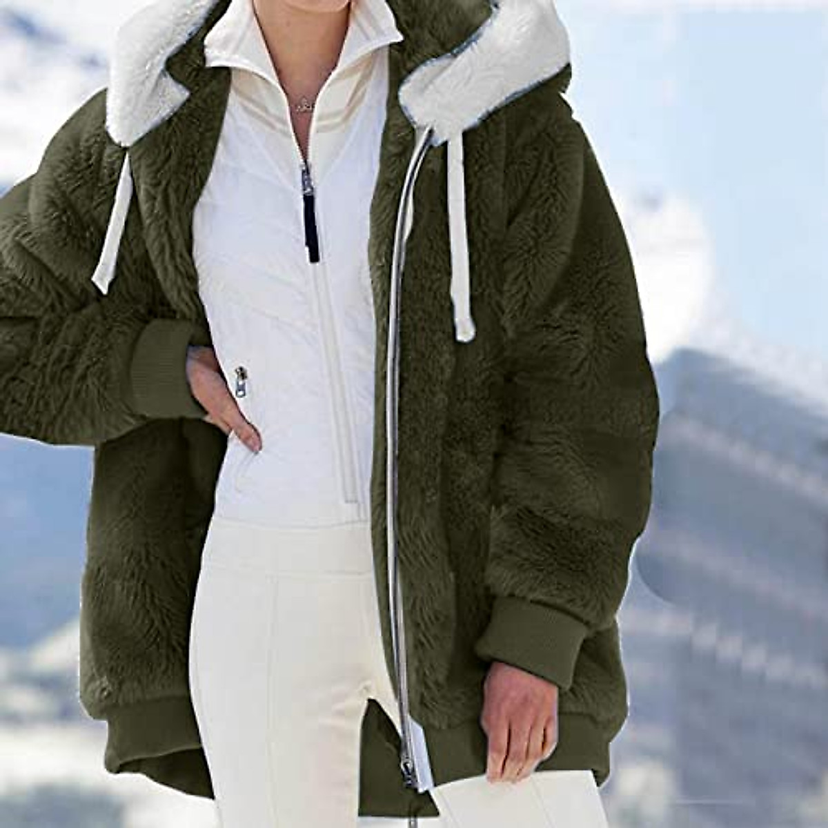 SNKSDGM Womens rain Jacket with Hood Lightweight rain Jackets for Women Waterproof Lightweight Cut Out Asymmetrical Mock Neck pu Leather Crop Jacket Shrug Long Tunics for Women to wear with Leggings