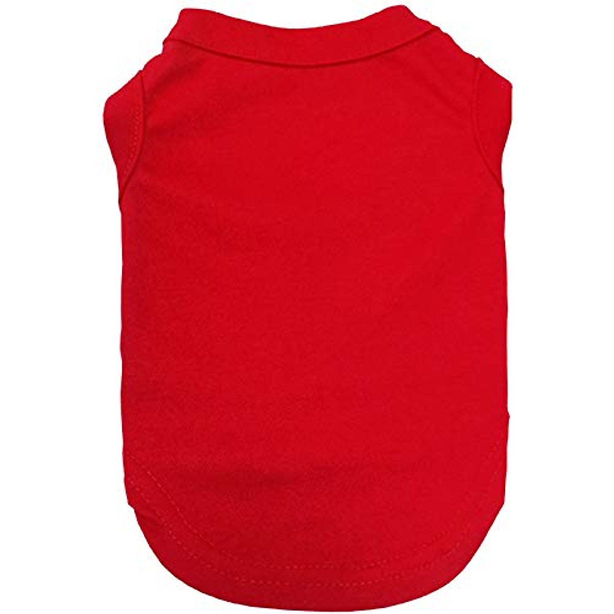 Woo Woo Pets Pet Shirts Round Neck T-Shirt Clothes Cotton Outfit Puppy Jumper Doggie Pajama Dog Coat Pajamas Kitty Summer Costume for Small Medium Large Dogs and Cats Teddy Red L