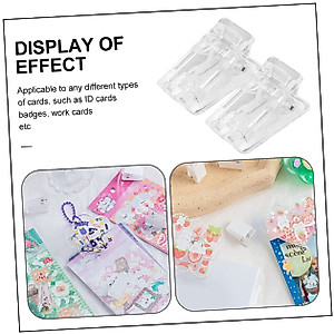 Cabilock 50pcs Self-Adhesive Small Clip Clear Shower Liner Clear Hangers Self Adhesive Clip Sticker Clips for Hanging Spring Clip Flag Clips Shower Curtain Clips Badge Holders Clip Abs