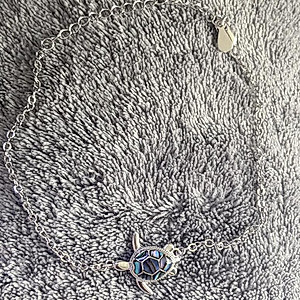 PRAYMOS Sea Turtle Bracelet for Women 925 Sterling Silver Bracelets Abalone Shell Animal Bracelet Turtle Jewelry Gift for Best Friends …