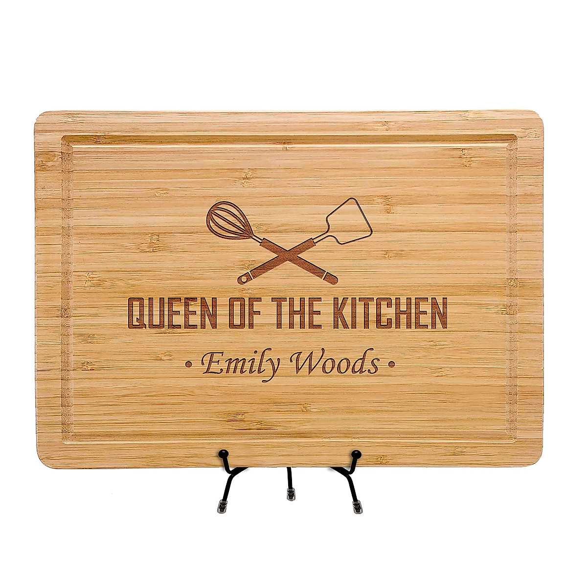 Mom Gifts for Mothers Day, Personalized Cutting Board for Kitchen, Queen of the Kitchen, Custom Women Gifts, Mother's Day Gift for Mama, Grandma, Sister, Wife, Custom Board for Birthday, Anniversary