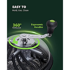 STAYGROW 13 Inch Bud Leaf Bowl Trimmer, 13" Trim Bowl with Clear Visibility Dome and Sharp Stainless Steel Blades, for Twist Spin Cutting Buds, Flowers, Leaves, Hydroponics Plants