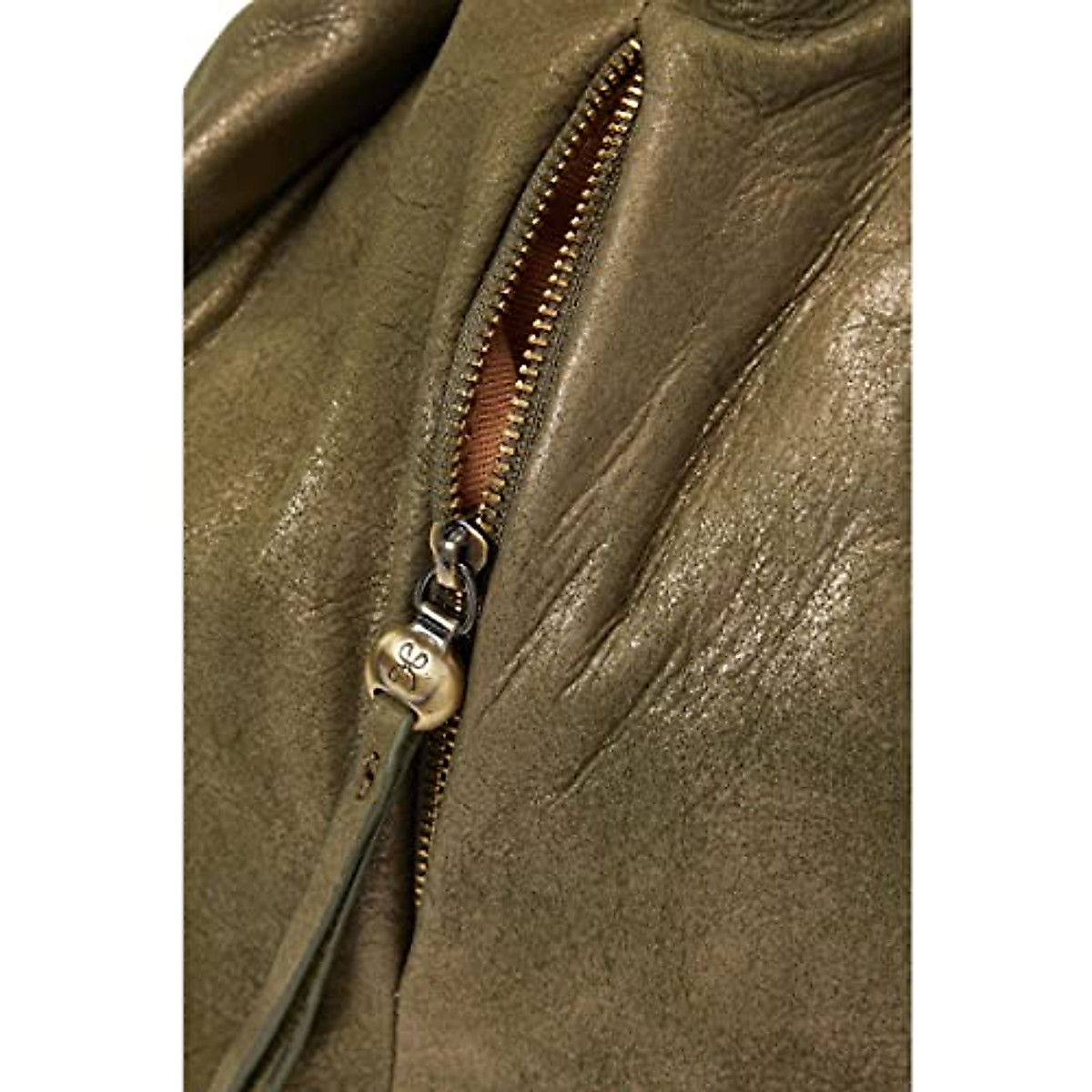 HOBO Prima Medium Handbag For Women - Leather Construction With Magnetic Closure, Roomy and Chic Hand Bag Golden Fir One Size One Size