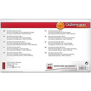 Gutermann 734610-1 Thread Set Sew-All 100 m x 20 reels, Multicoloured