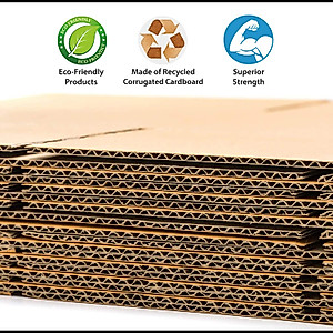 6 Single Row in Box Display Cases for 4 in. Funko Pop Collectible Toy Figures, Black Cardboard