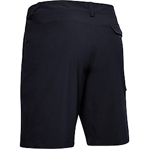 Under Armour Mantra Cargo Shorts, Black/Pitch Gray, 30