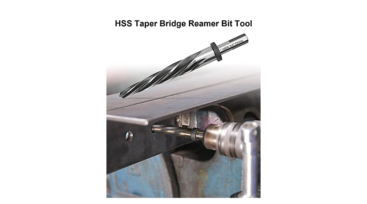 1/2" Drill Bridge Reamer Bit for Steel & Metal Work