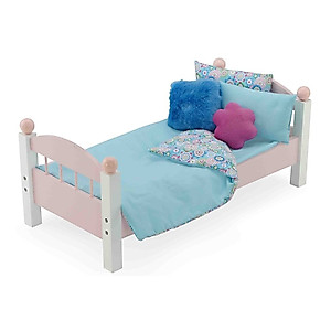 Emily Rose 18 Inch Doll Bedding Accessories Set, Reversible Baby Doll Blankets and Accessories | Fits 18" Doll Beds, Bunkbeds, Cribs, and Cradles, Designed in The USA