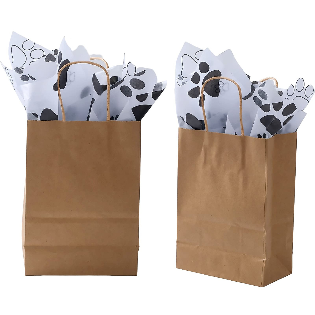 100 Sheets Dog Paw Print Tissue Paper Puppy Paws Gift Wrap Tissue Paper for Gift Bags Wrapping and DIY Crafts (Dog Paw)