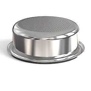IMS Basket 58mm 18 gram Nanotech - Baristapro Precision Ridgeless Double Espresso Basket Filter fits most 58mm Portafilter. Make Superior Expresso Coffee Shots! Includes Gladwise Coffee Card