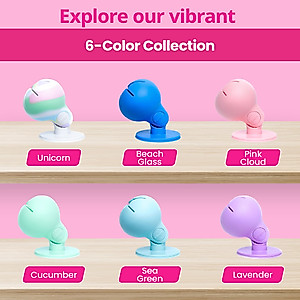 tweexy Hinge Weeding Vinyl Scrap Collector, Anti-Spill Smartgrip Airlock Suction Vinyl Holder, Craft Heat Transfer Vinyl, HTV Crafting Adhesive Paper Sheets Holder (Large, Unicorn)