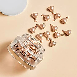 No7 Advanced Ingredients Squalane Capsules - Moisturizing Pure Squalane Oil Helps Skin Barrier Repair - Plant Derived Squalane Skin Care Capsules for Daily Use (30 Count)