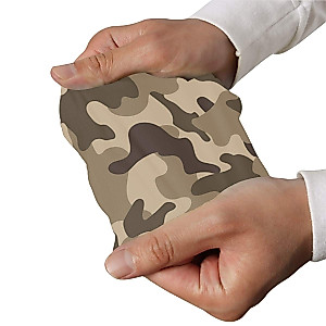ALAZA Camouflage Brown Cooling Arm Sleeves Cover Uv Sun Protection for Men Women Running Golf Cycling Arm Warmer Sleeves 1 Pair