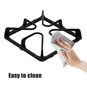 WB31K10034 Burner Grates for Gas Stoves Compatible with GE Gas Stove Range for General Electric Gas Stove Top Surface Grate Cast Iron Rack-4Pack