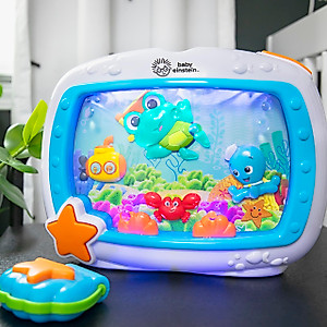 Baby Einstein Sea Dreams Soother Musical Crib Toy and Sound Machine, Newborns Plus