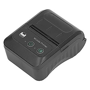 Gearwell Mobile Thermal Receipt Printer B luetooth APP Editable 58mm Thermal Printer Mobile Ticket Printer for Android W indows No Square iOS and Mac