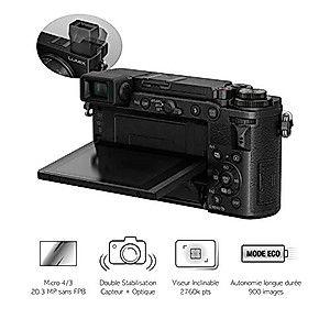 Panasonic Lumix DC-GX9 Mirrorless Micro Four Thirds Digital Camera Body Only Black (Kit Box)