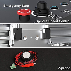 Genmitsu CNC Router Machine PROVerXL 4030 with GRBL Control + 1PCS Genmitsu PROVerXL 4030 Threaded Inserts MDF Spoilboard
