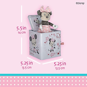 Disney Baby Minnie Mouse Jack-in-The-Box - Musical Toy for Babies- Pink