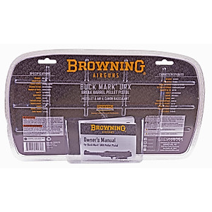 Umarex Browning Buck Mark URX Single Shot Break Barrel .177 Caliber Pellet Gun Air Pistol, Black