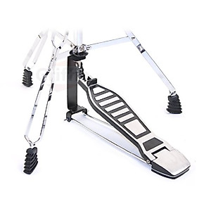 GRIFFIN Cymbal Stand Hardware Pack 4 Piece Set | Full Size Percussion Drum Hardware Kit with Snare Mount, Hi-Hat Pedal, Cymbal Boom, & Straight Cymbal Stand | Lightweight & Portable | Perfect for Gigs