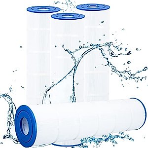 PELLUCID Pool Filter Compatible with Jandy CL 460, CV460, Unicel C-7468, Pleatco PJAN115, Filbur FC-0810, Easy to Clean and Reuse, Advanced Filtration System for Longer Life, 4 Pack