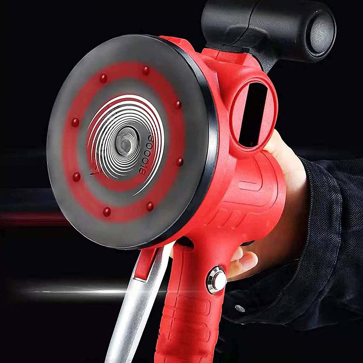 UZIAH Tile Vibrator Tiling Machine Suction Cup 6 Speed Adjustable Automatic Vibrator Leveling Tool with 1 Battery