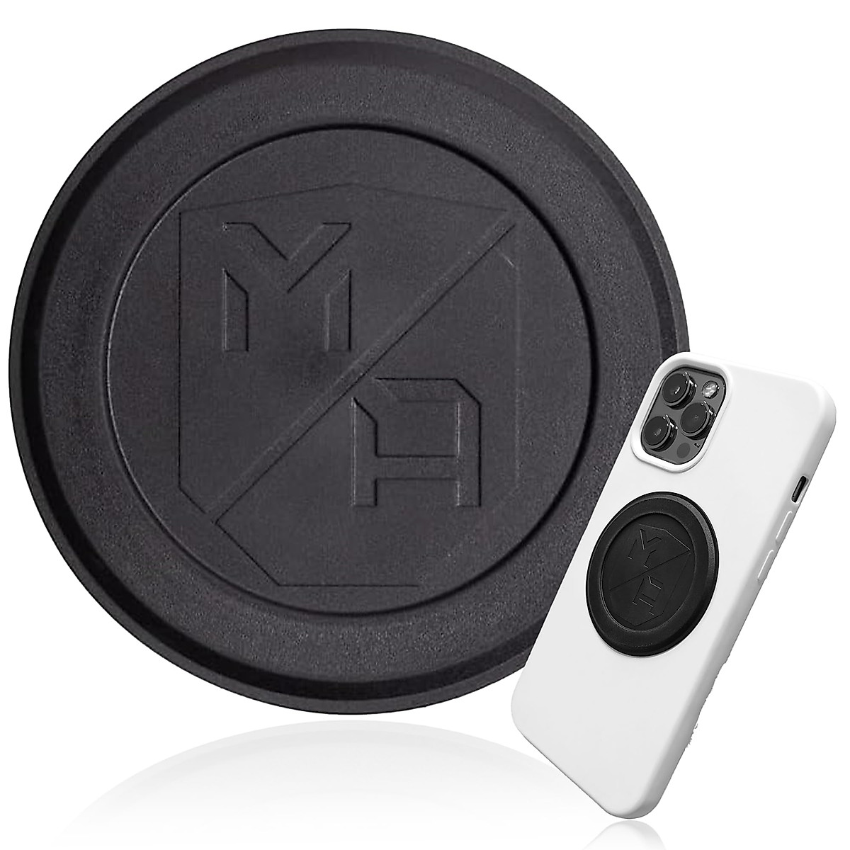 Mob Armor Magnet Flex Plate - Magnetic Phone Mount for iPhone, Android, Ipad and Tablets, Wireless Charging- 2mm Thick Metal Plate - Replacement Face Plate Holder, and Car/Truck Use.