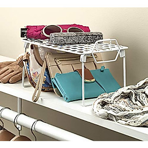 Whitmor Wire Grid Stacking Shelf Small