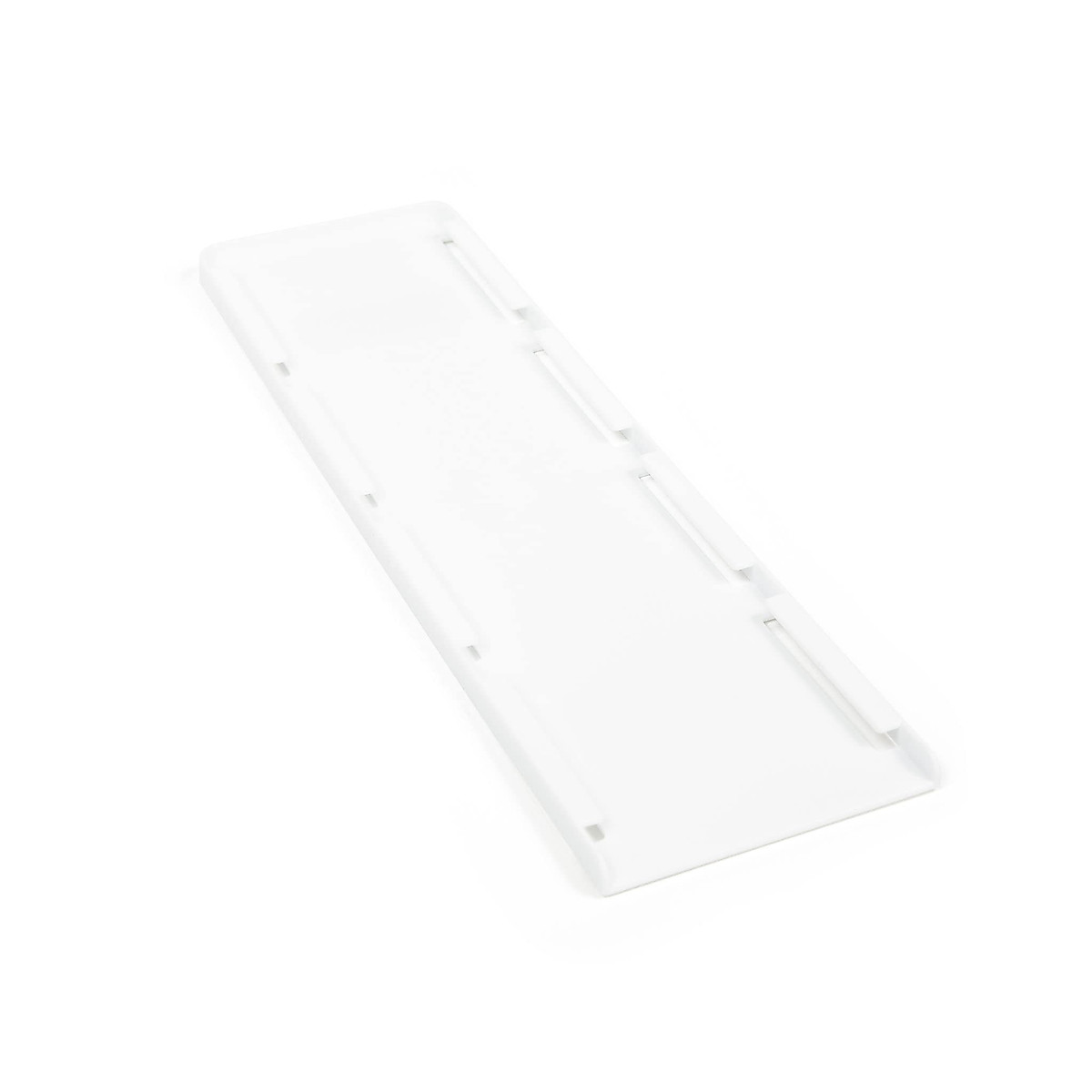 Yogurt Fridge Organizer - Holds up to 4 Wide-Mouth Vegan and Greek Yogurt Cups Each - Peel and Stick Slider Shelf for Small Refrigerator Spaces