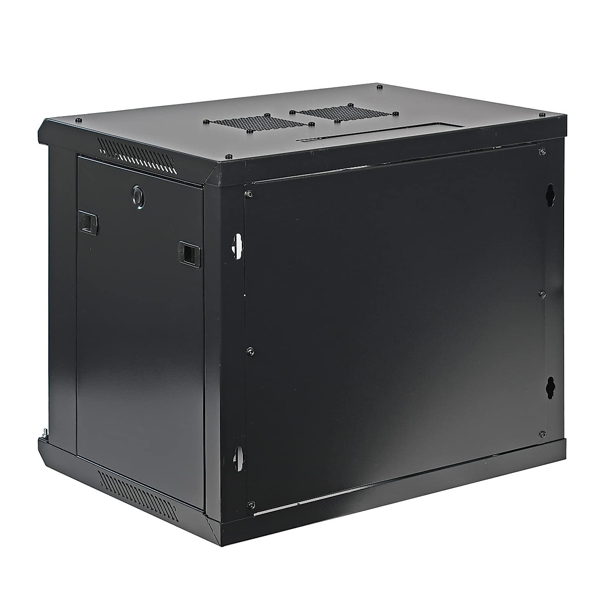 AEONS 9U Professional Wall Mount Network Server Cabinet Enclosure 19-Inch Server Network Rack 16-Inches Deep Black
