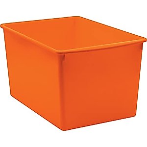 Teacher Created Resources® Plastic Multi-Purpose Bin, Orange