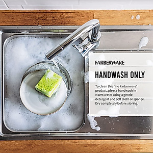 Farberware 3-Piece Wood Cutting Board Set, Reversible Chopping Boards for Meal Prep and Serving, Charcuterie Boards, Wooden Cutting Boards with Built-in Handles, Set of 3 Assorted Sizes, Bamboo