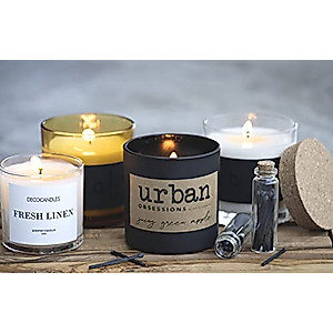 Urban Concepts by DECOCANDLES - Highly Scented Soy Candle - Long Lasting - Hand Poured in USA (Vanilla Bean, 6.7 Oz.)