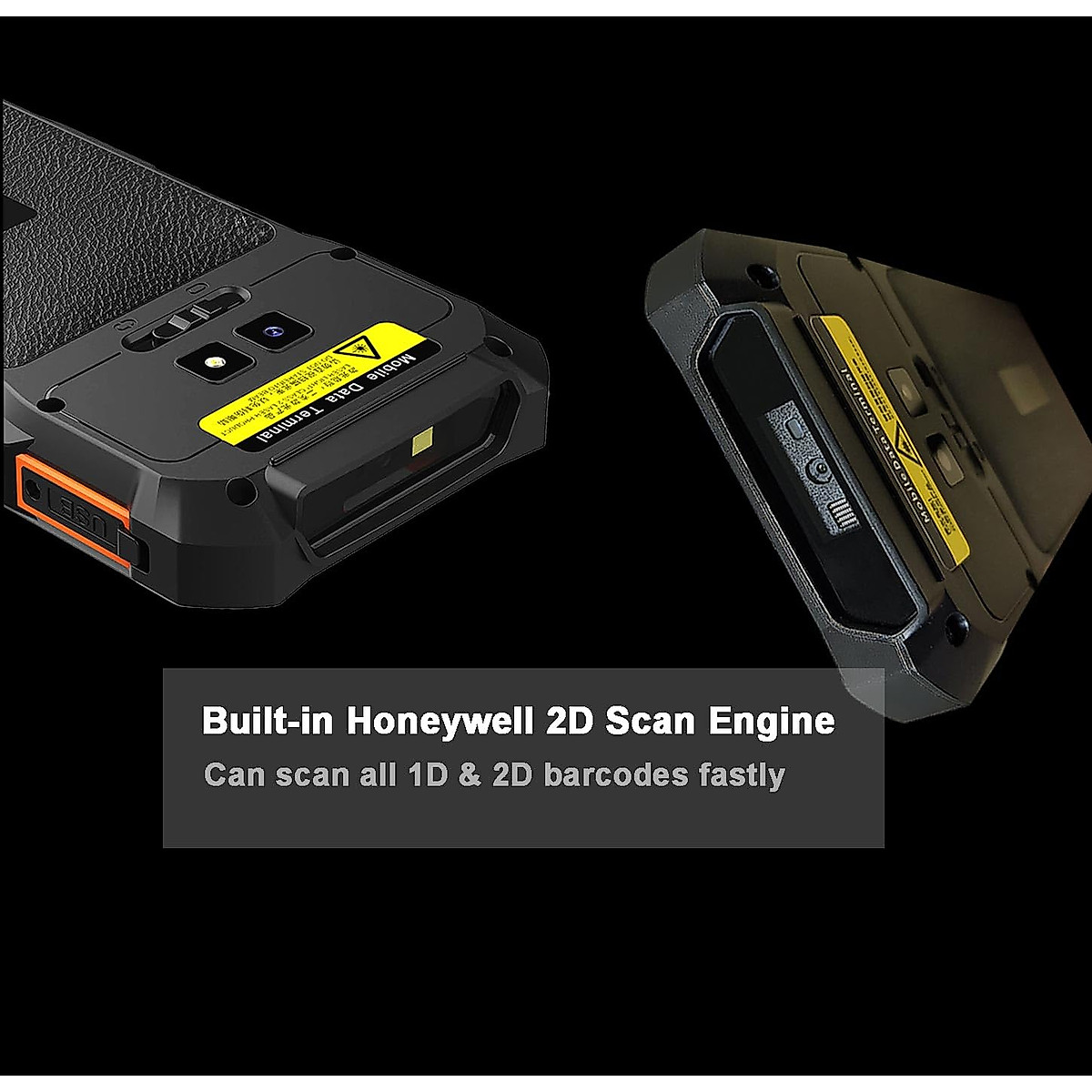 Android 13 Barcode Scanner Handheld Mobile Computer, 5.5-inch Touchscreen PDA Scanner with Integrated Honeywell 1D & 2D Bar Code Scan Engine, WiFi & 4G LTE, for Warehouse & Logistics