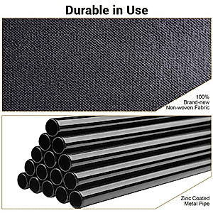 Yescom 5-Tier Shoe Rack Storage Organizer 25 Pair for Entryway,Hallway,Closet Black