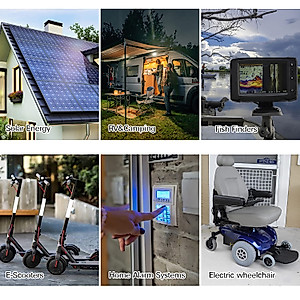 Weize Deep Cycle AGM 12 Volt 100Ah Battery, Maintenance-Free, 3% Self-Discharge Rate, 1150A Max Discharge Current, Perfect for RV, Solar, Trolling Motor, Wind, Marine, Camping and Off-Grid System