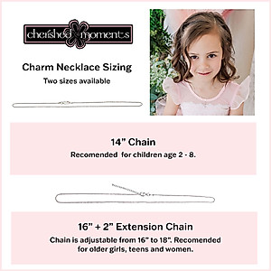 Personalized 14K Gold-Plated Heart with Cross Charm Necklace with Engraving, First Communion Gift for Girls, Custom Engraved Confirmation Gift for Teens, Women (16-18 inch-adjustable)