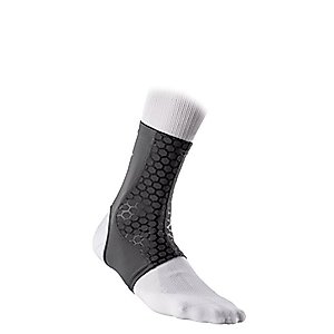 McDavid Active Comfort Compression Ankle Sleeve, Grey/Black, X-Small