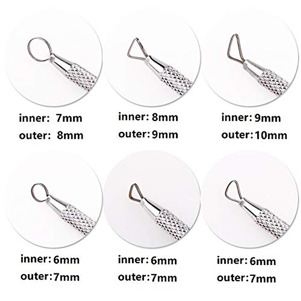 Zuoyou 6 PCS Clay Pottery Sculpting Tools Set Pottery Clay Sculpture Caving Scraper Craft Modelling Tools