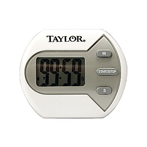 Taylor Digital Timer Counts Up and Down for School, Learning, Projects, and Kitchen Tasks