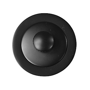 Westbrass 597244-62 White 1-1/2" Tubular Pull & Drain Bath Waste Drain Kit with 2-Hole Overflow Faceplate, Matte Black