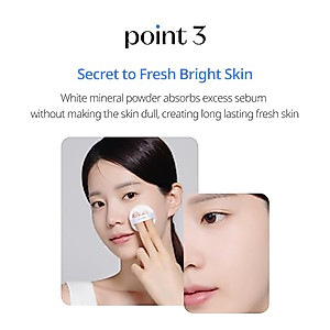 ETUDE Sebum Soak Pact | Facial Oil Control and Soft Skin with this Mineral Powder that Absorbs Sebum for a Matte Face | K-beauty
