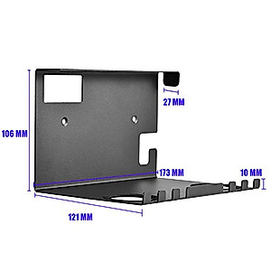 SALUTUY Switch Holder, Switch Brackcet 6.8 X 4.8 X 4.2inch Fixes Tightly Maximize Your Workspace,for Game Host